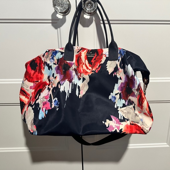 kate spade | Bags | Kate Spade Floral Weekender Travel Bag | Poshmark